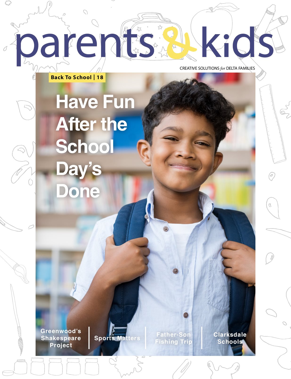 Kids School Magazine Covers